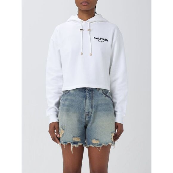 Balmain | Sweaters | Balmain Sweatshirt Woman White | Poshmark